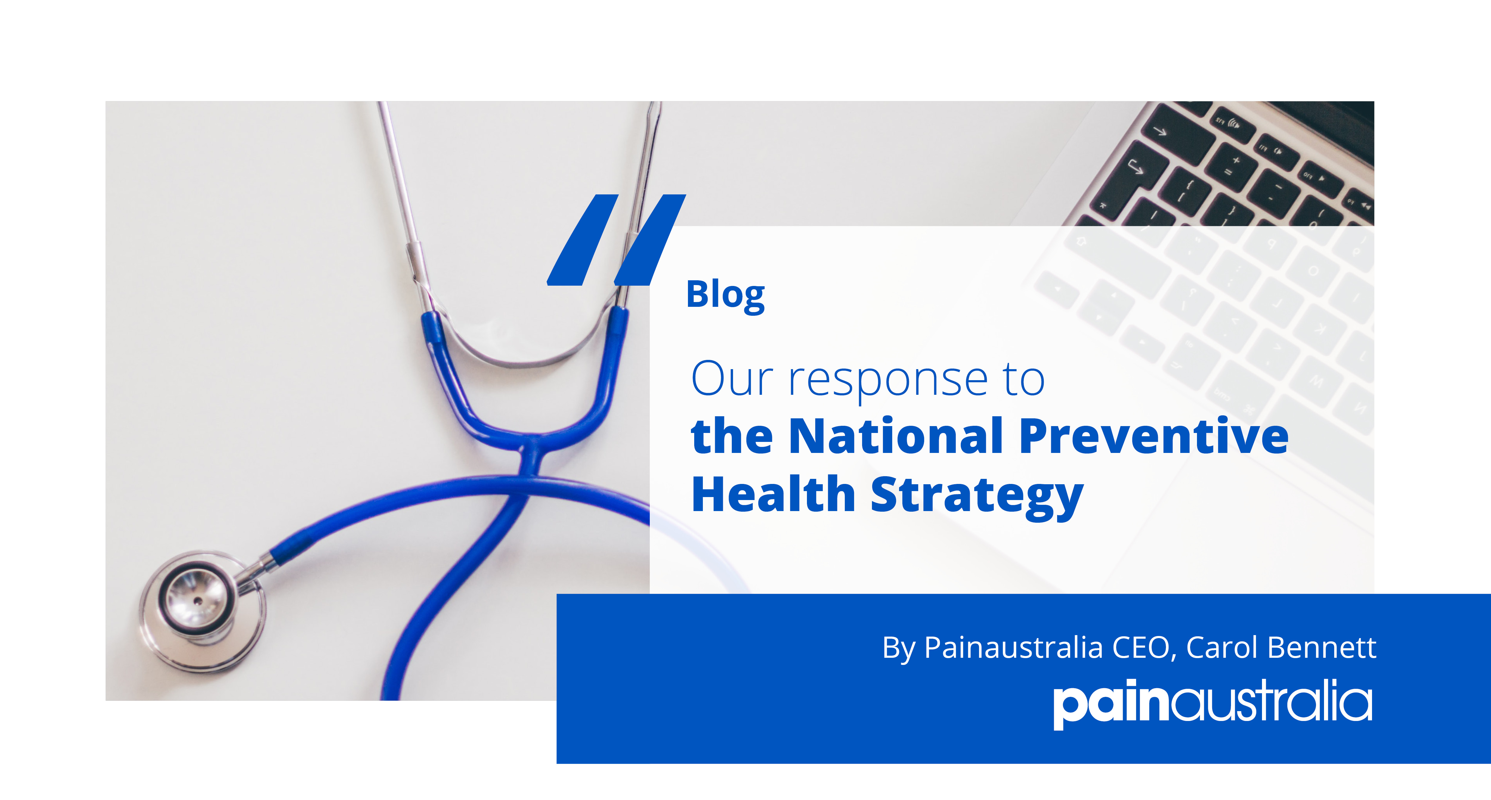 Our response to the National Preventive Health Strategy - Painaustralia